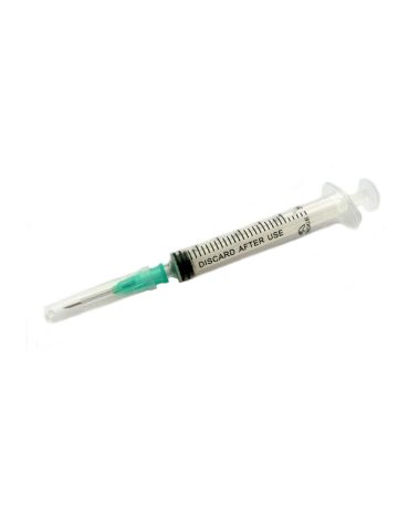 Troge 3 part 2ml Syringe with Needle attached - IMS Euro
